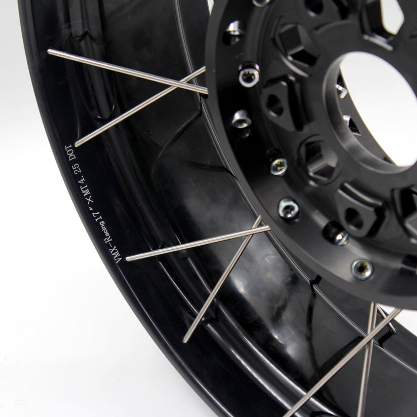 VMX 4.5*17" Rear Tubeless Spoke Wheels Fit BMW R1200GS/ADV R1250GS/ADV ...