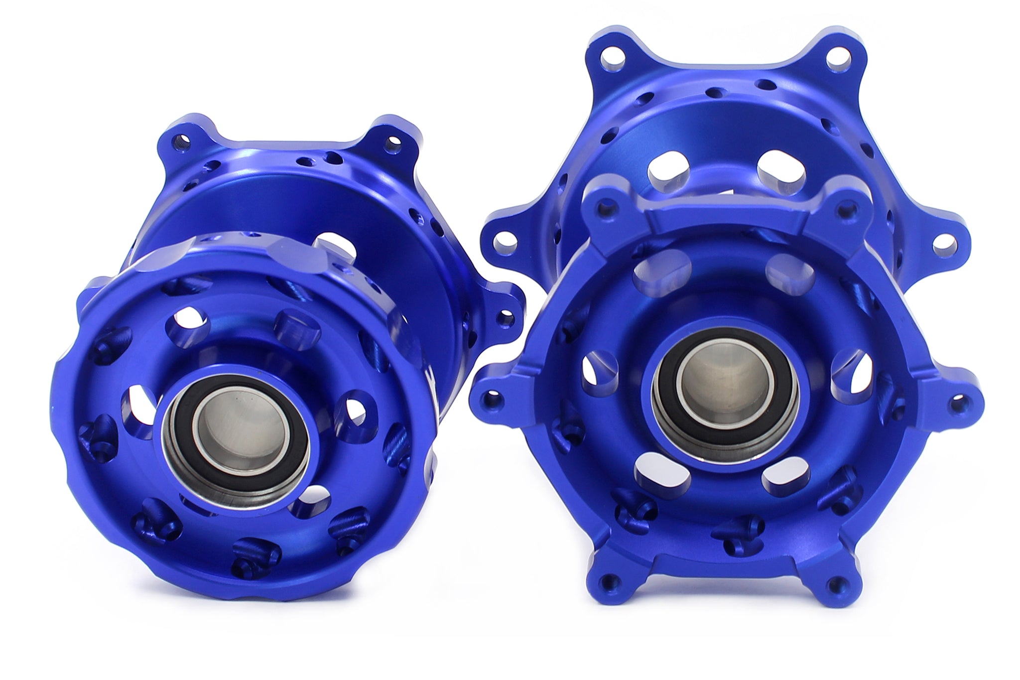 KKE Replacement Blue Wheel Hub Set For Yamaha YZ125 YZ250 YZ250F YZ450 ...