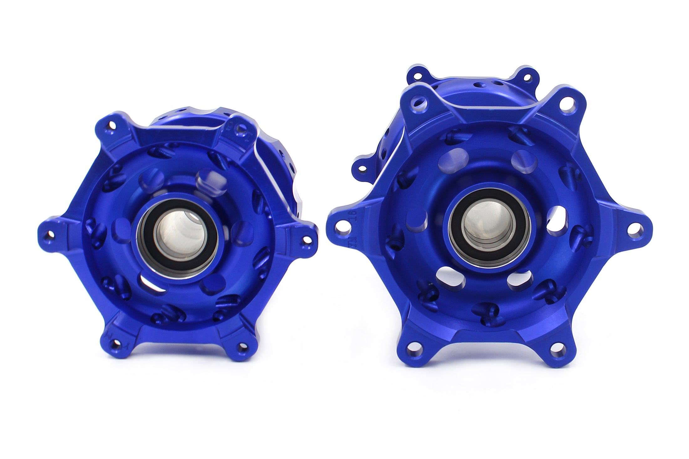 KKE Replacement Blue Wheel Hub Set For Yamaha YZ125 YZ250 YZ250F YZ450 ...