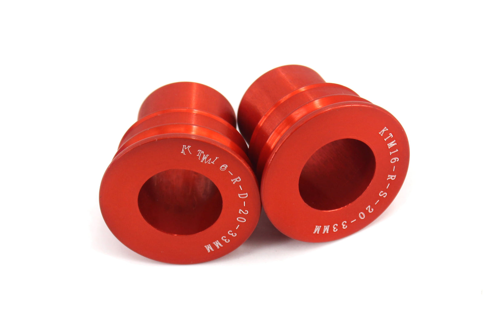 Rear Billet Bushing Spacers Kit Fit KTM Different Axle Diameter Wheels ...